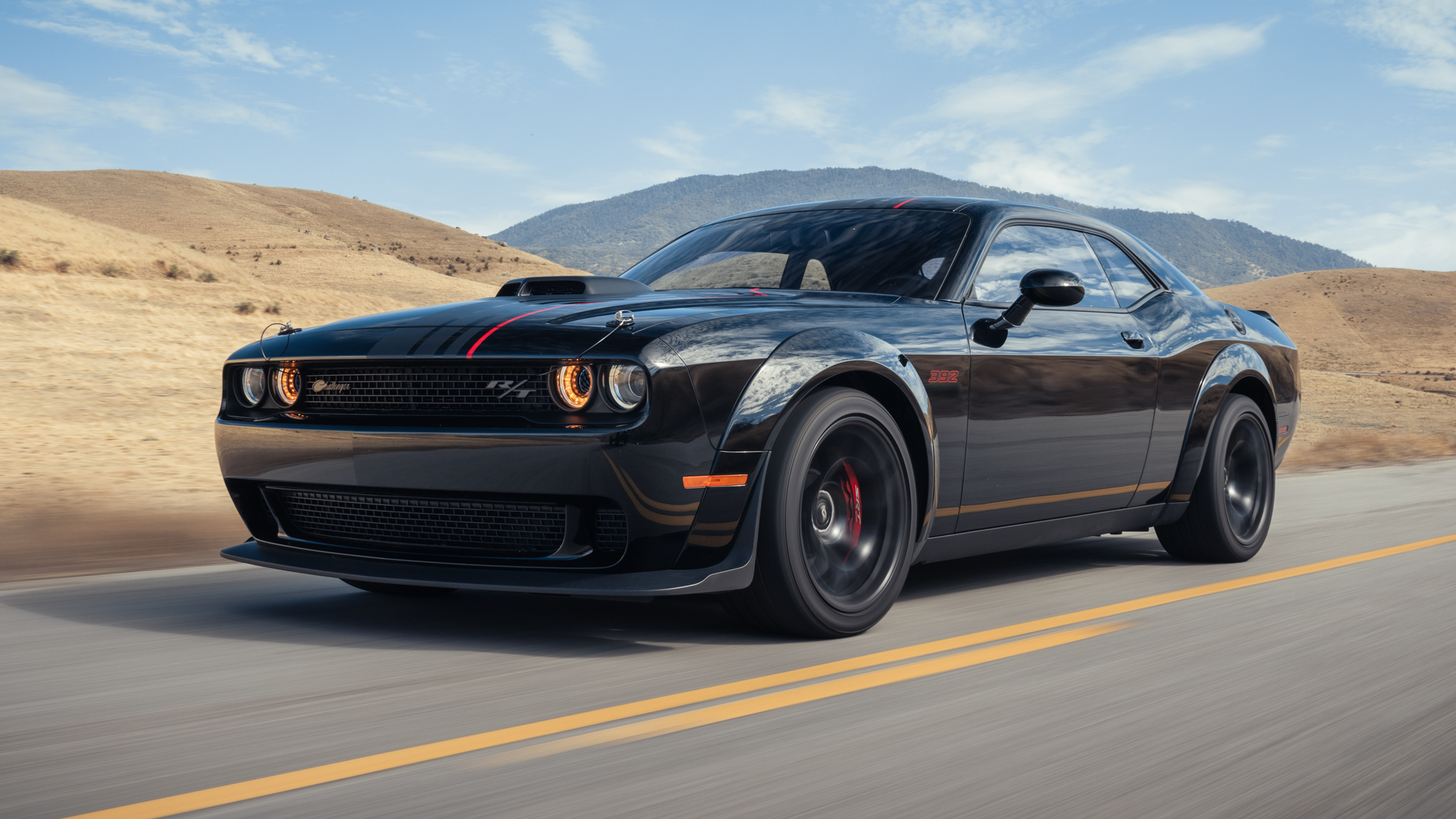 Dodge Challenger Scat Pack Black Wallpapers - Wallpaper Cave
