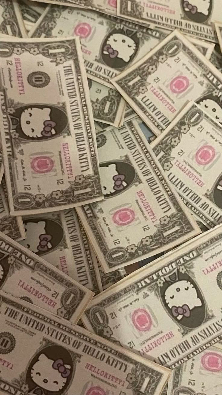 Money Hello Kitty Wallpapers - Wallpaper Cave