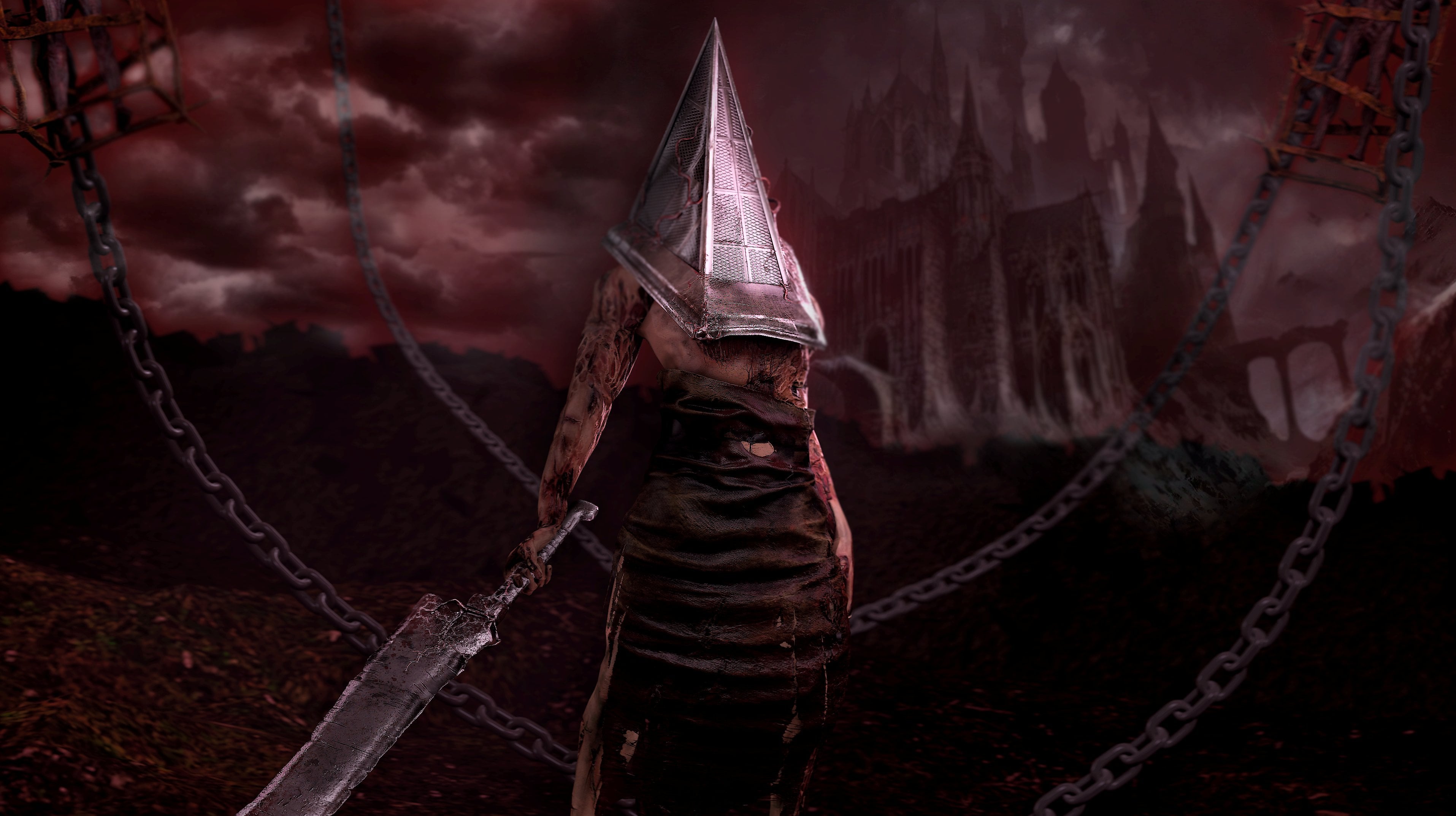 Pyramid Head Desktop 4k Wallpapers - Wallpaper Cave