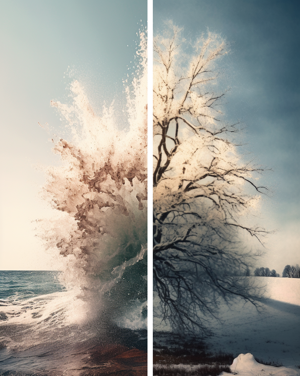 Half Winter Half Summer Hd Wallpapers - Wallpaper Cave