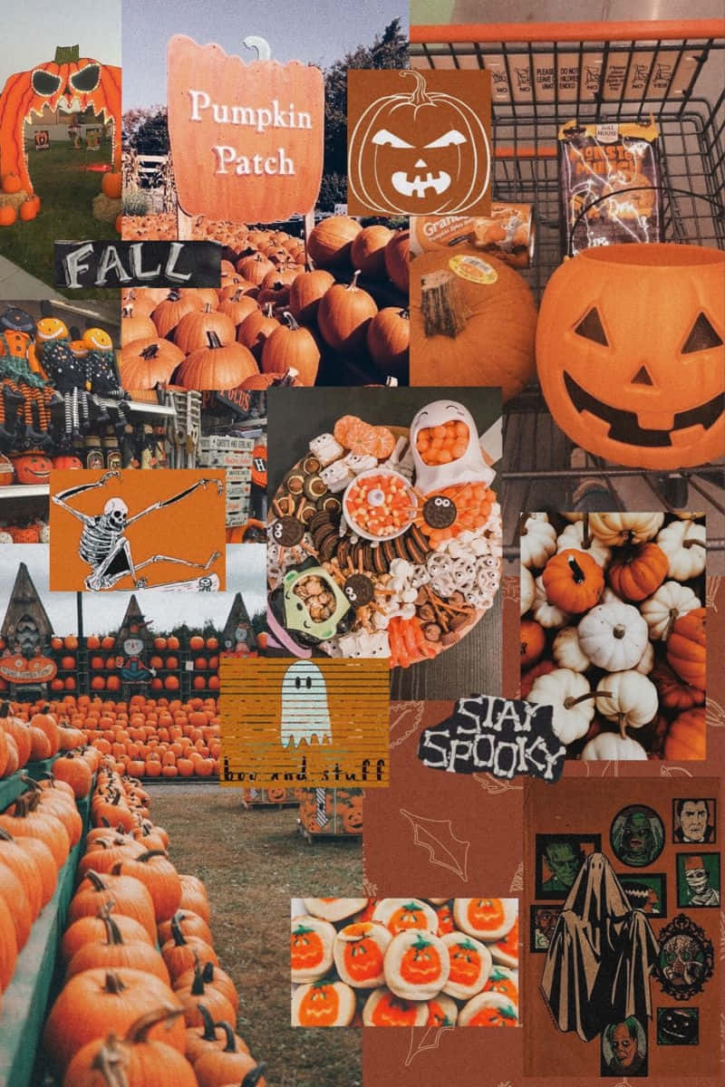 Halloween Fall Collages Wallpapers - Wallpaper Cave
