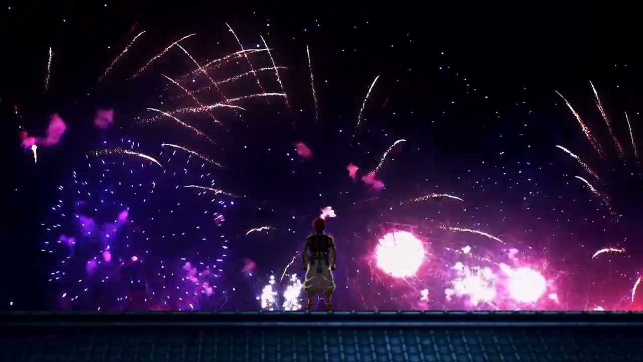 Akaza And Koyuki Fireworks Scene Wallpapers - Wallpaper Cave
