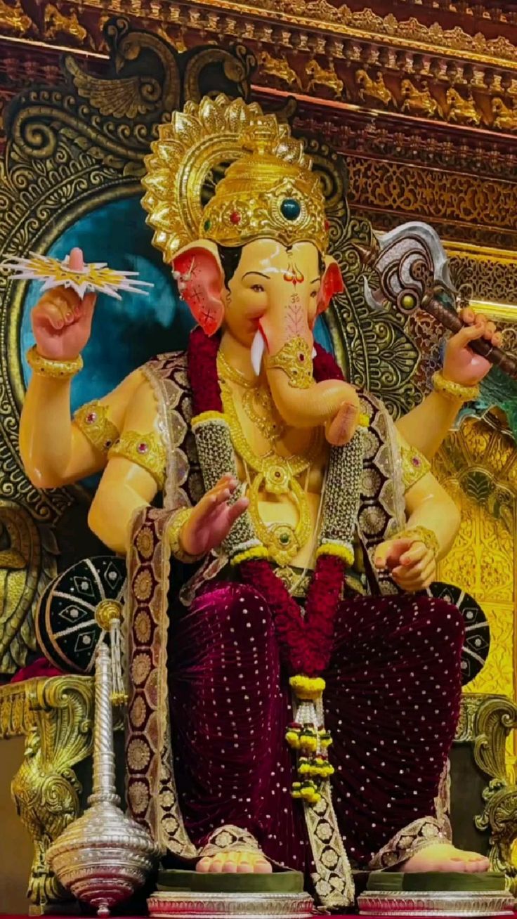 Lalbaugcha Raja 2025 Wallpapers - Wallpaper Cave