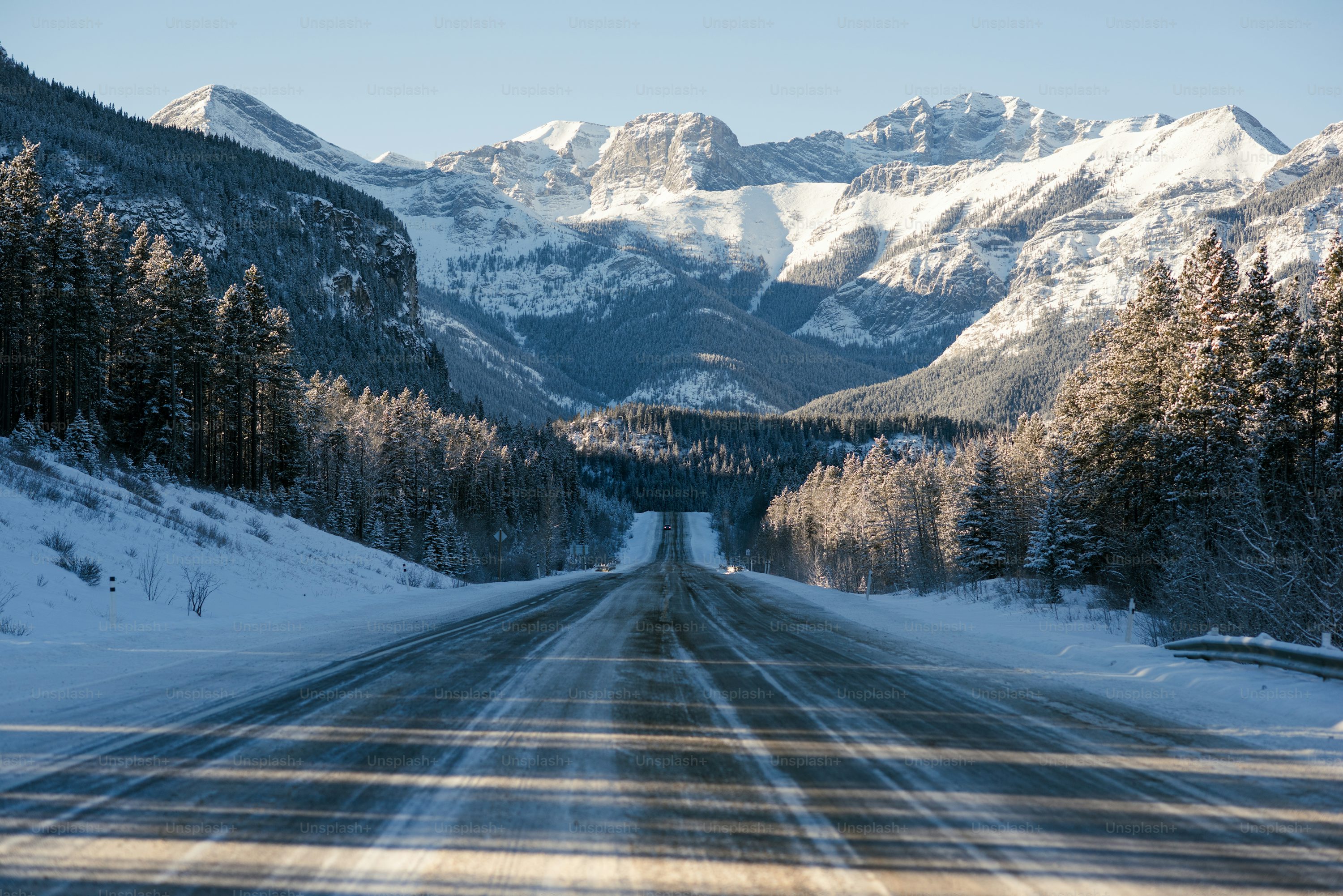 Winter Road 8k Wallpapers - Wallpaper Cave