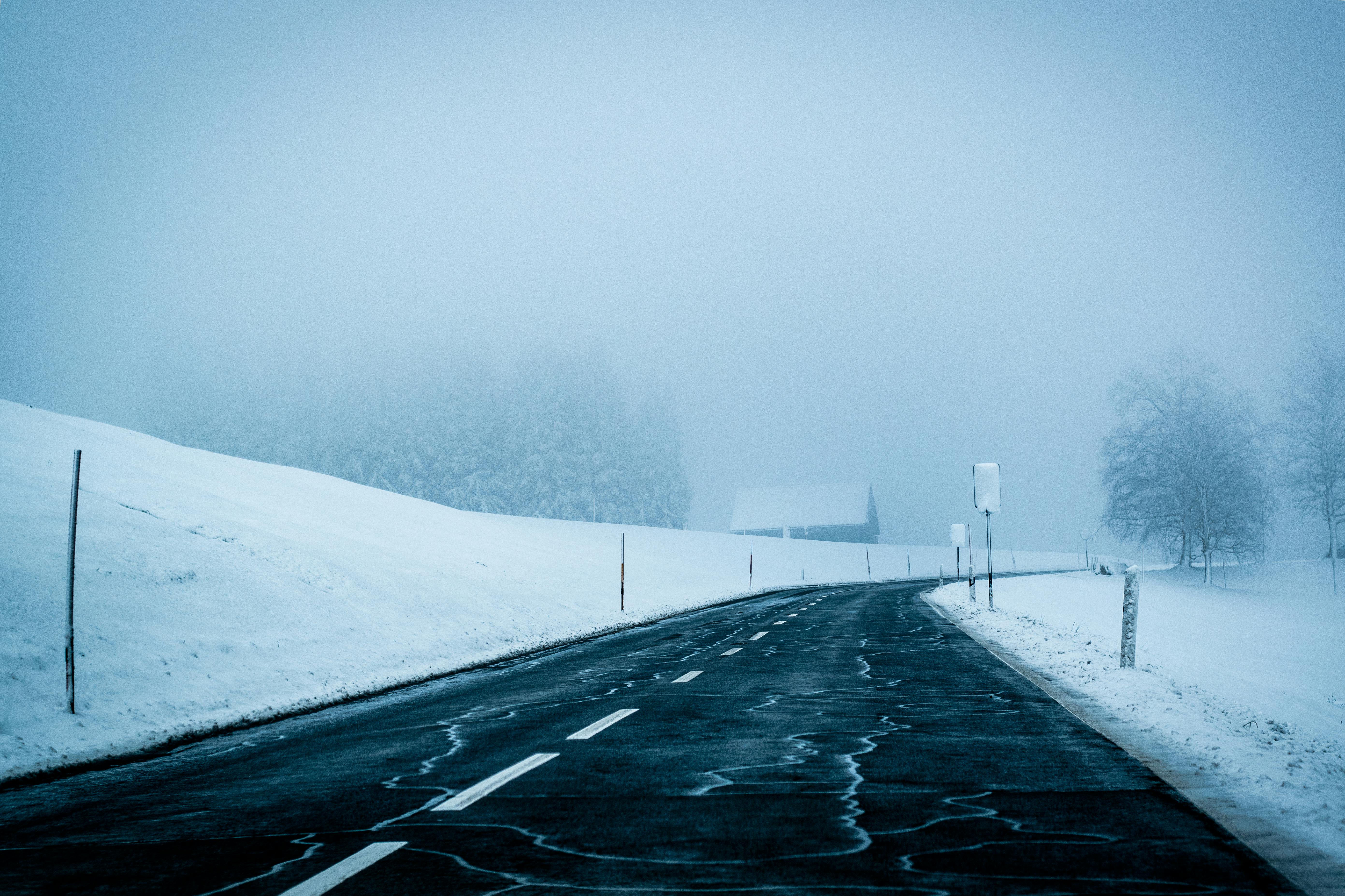 Winter Road 8k Wallpapers - Wallpaper Cave