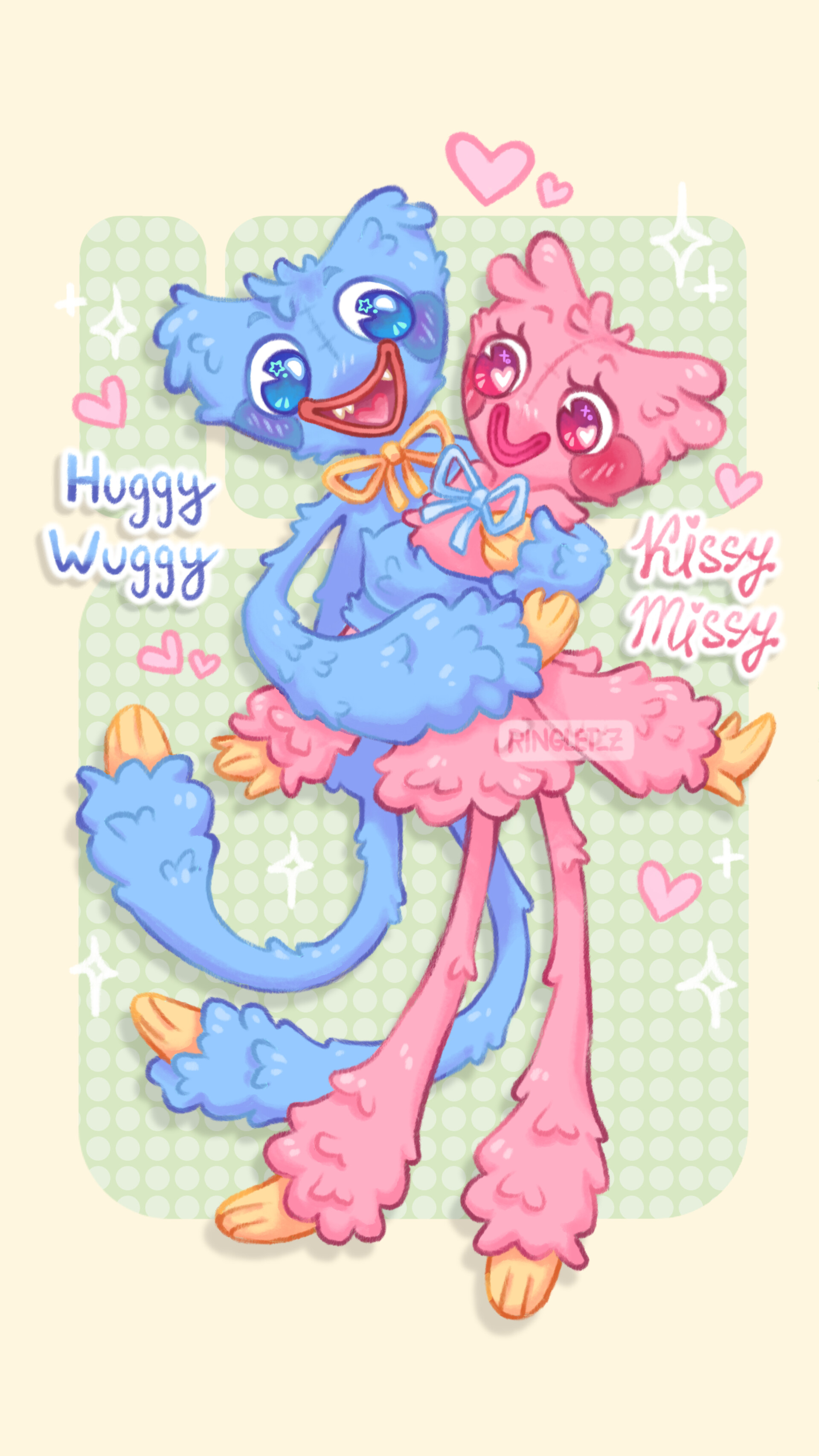 Huggy Wuggy Kissy Missy Wallpapers - Wallpaper Cave