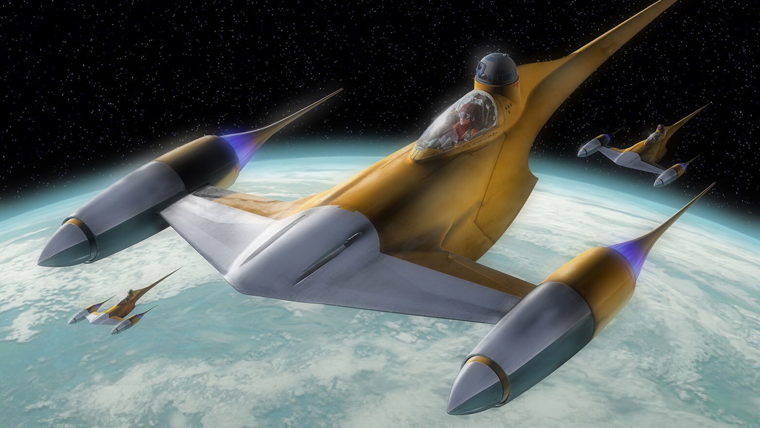 Naboo N-1 Starfighter Wallpapers - Wallpaper Cave