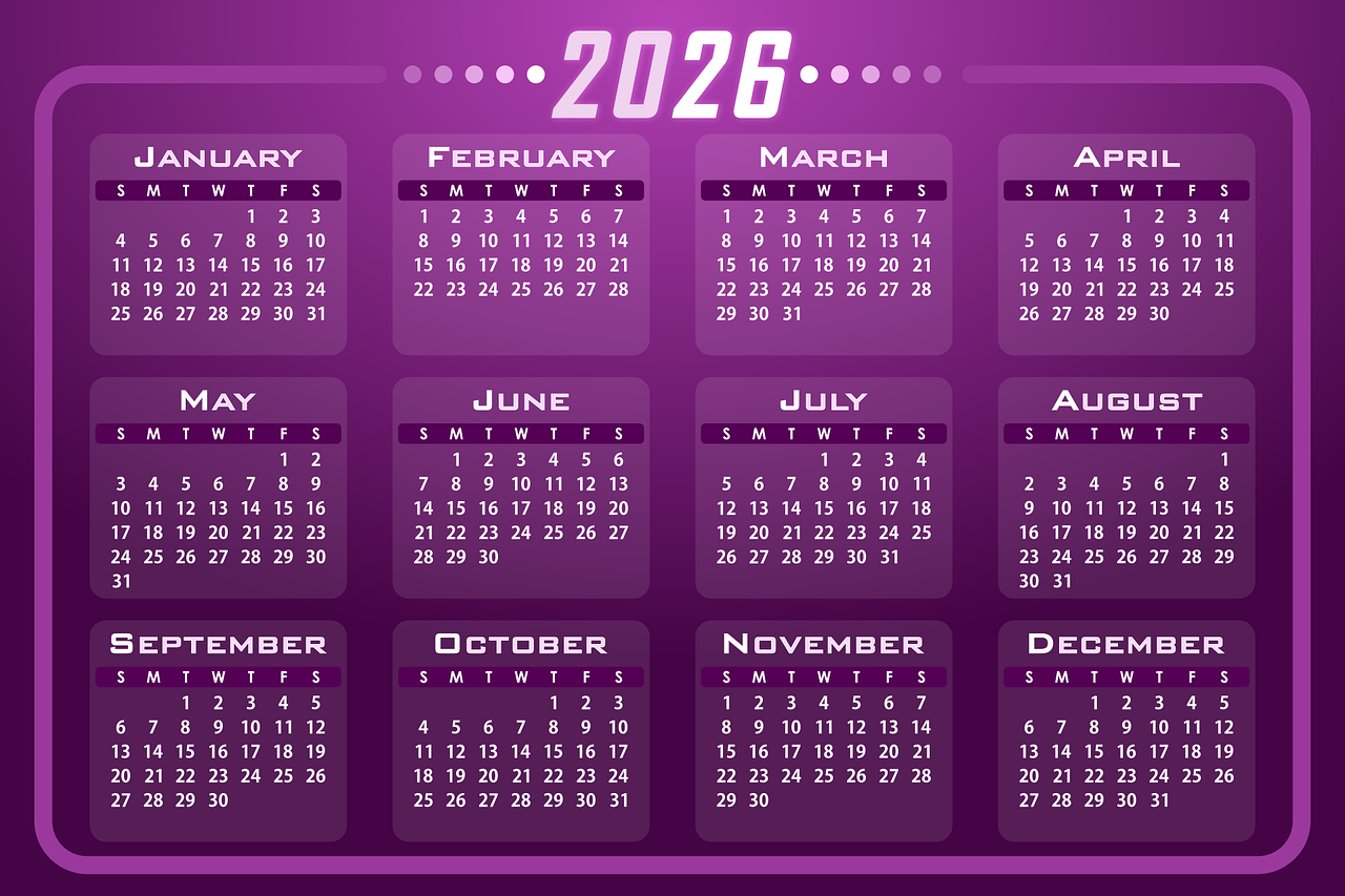 2026 Calendar Wallpapers - Wallpaper Cave