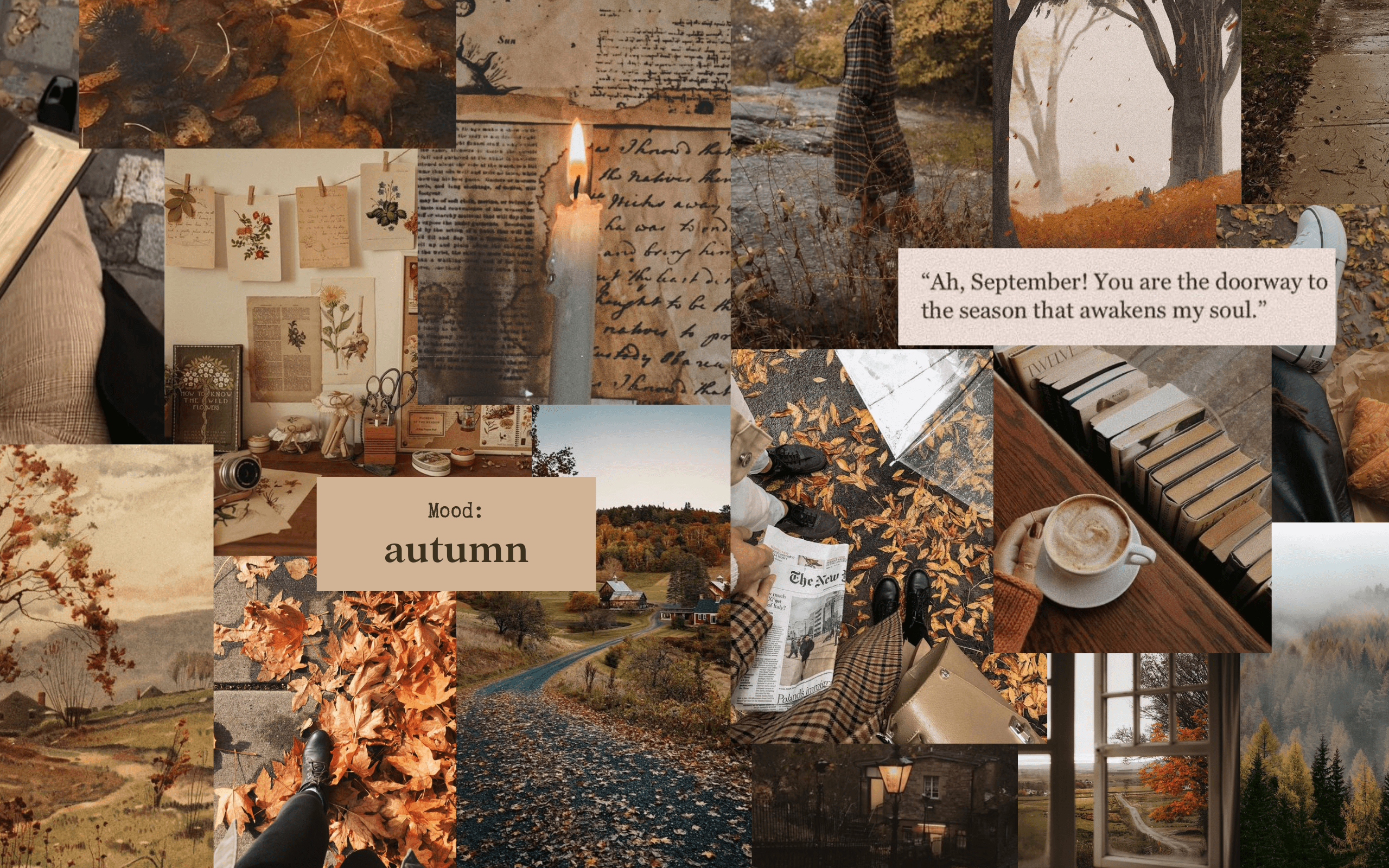 4k Laptop Autumn Collage Wallpapers - Wallpaper Cave