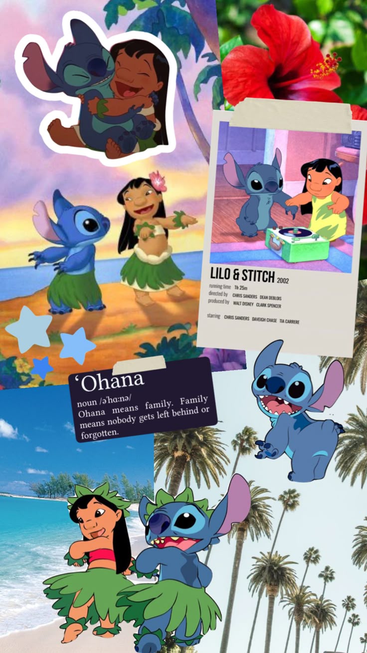 Stitch Collages Wallpapers - Wallpaper Cave