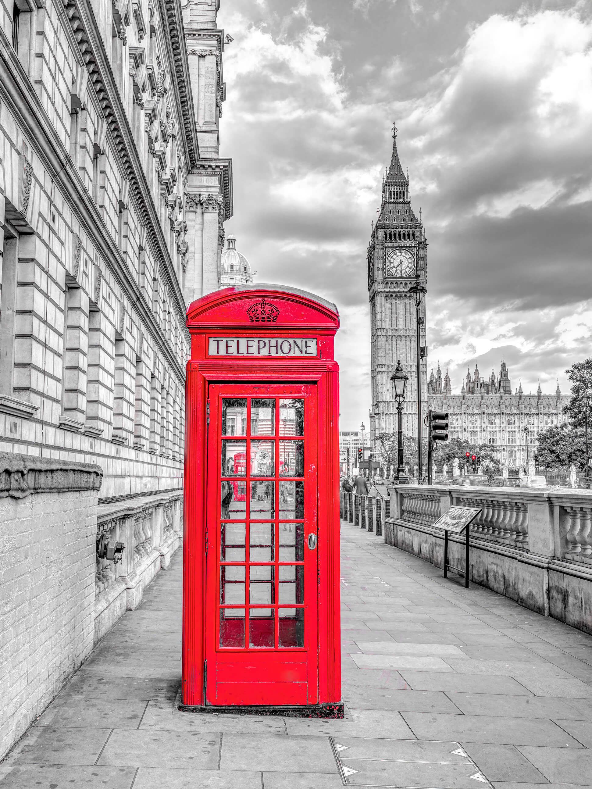 Red And Grey London Wallpapers - Wallpaper Cave