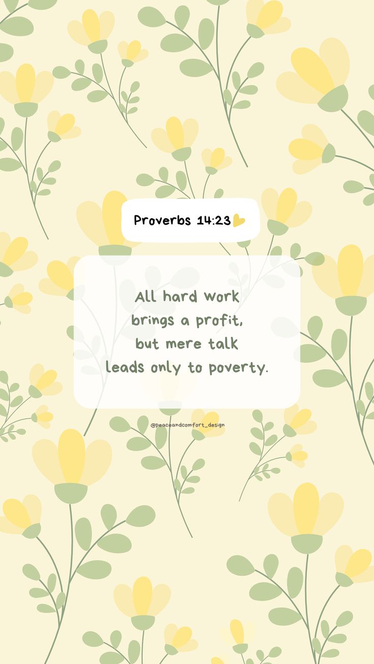 Proverbs 14:23 Wallpapers - Wallpaper Cave