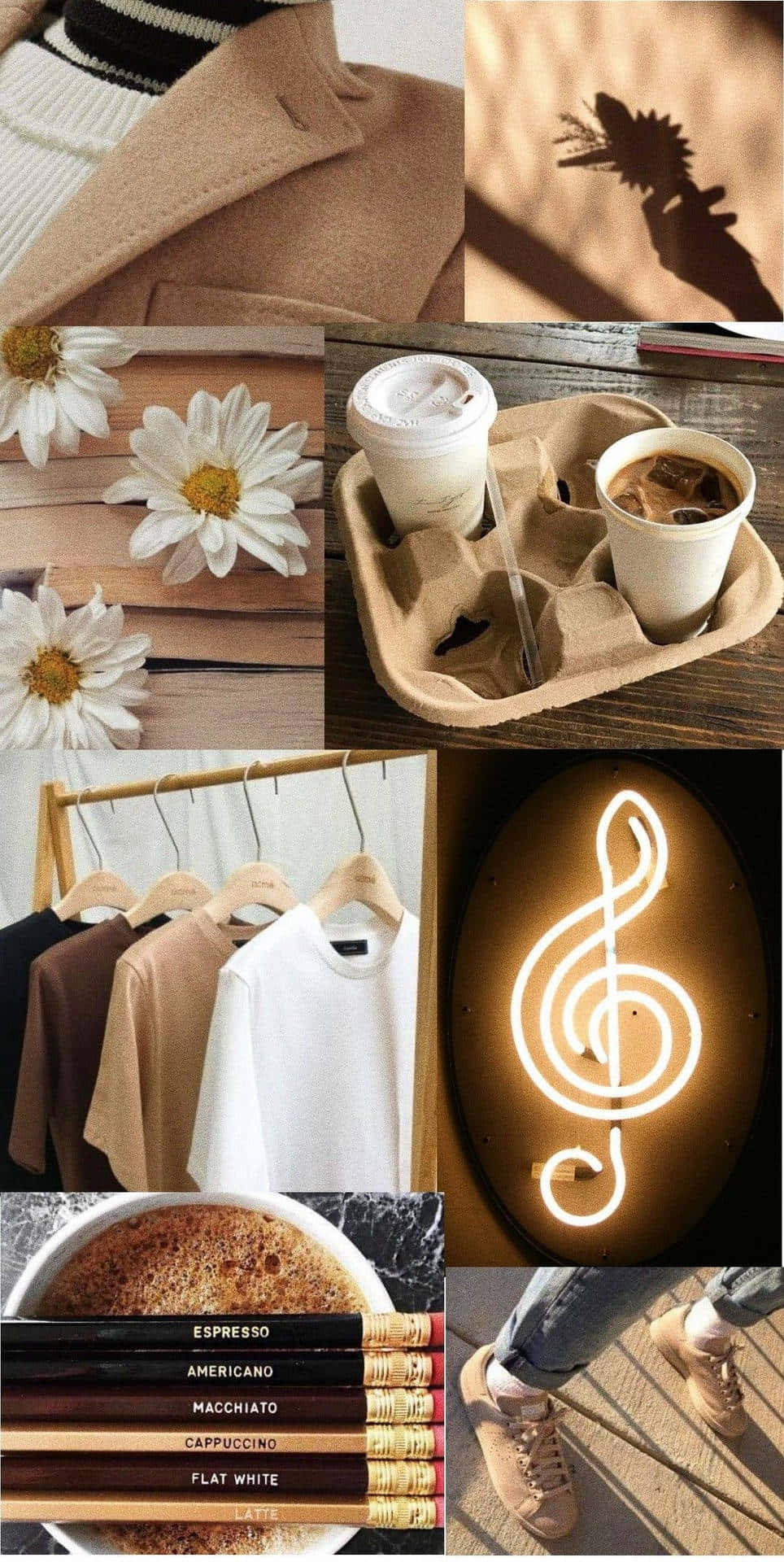 Espresso Brown Collage Wallpapers - Wallpaper Cave