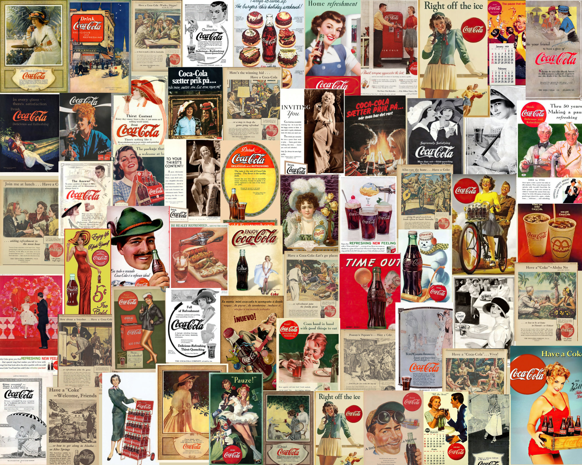 Vintage Advertising Wallpapers - Wallpaper Cave