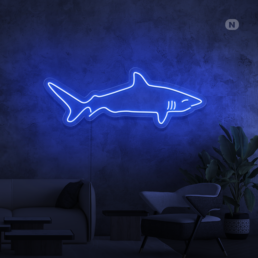 Neon Blue Shark Wallpapers - Wallpaper Cave