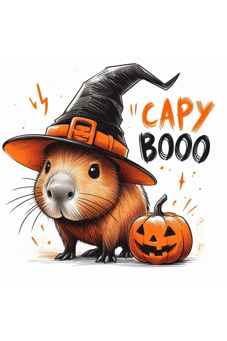 Halloween Capybara Wallpapers - Wallpaper Cave