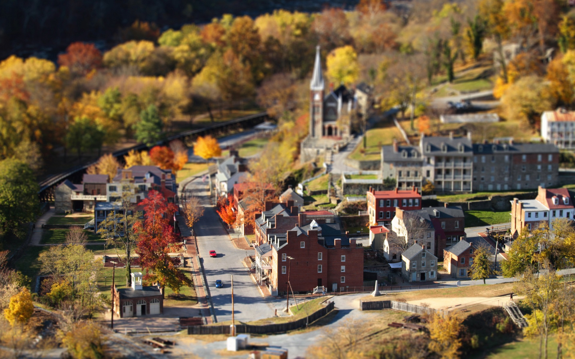 Fall Town Wallpapers - Wallpaper Cave