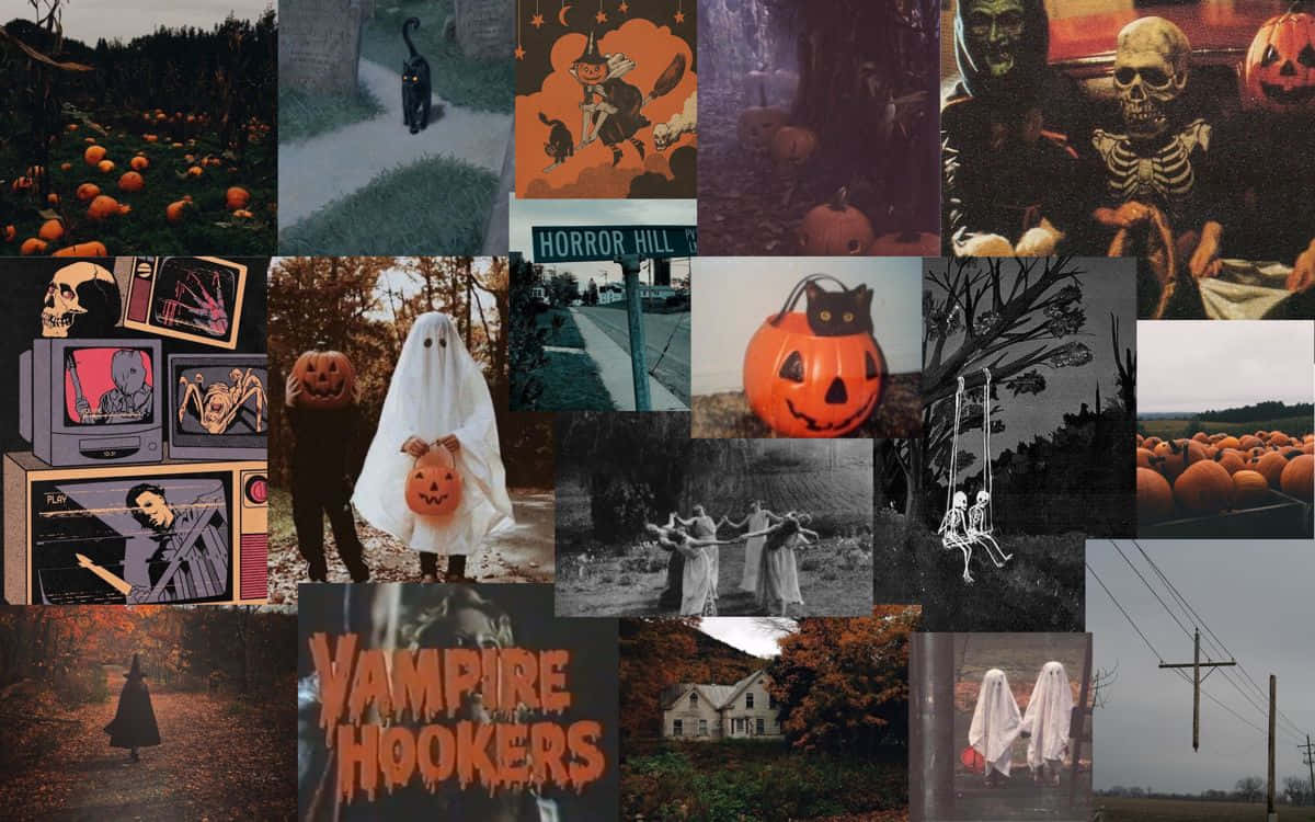 Collage Halloween PC Wallpapers - Wallpaper Cave