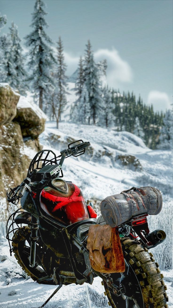 Motorcycle Winter Wallpapers - Wallpaper Cave