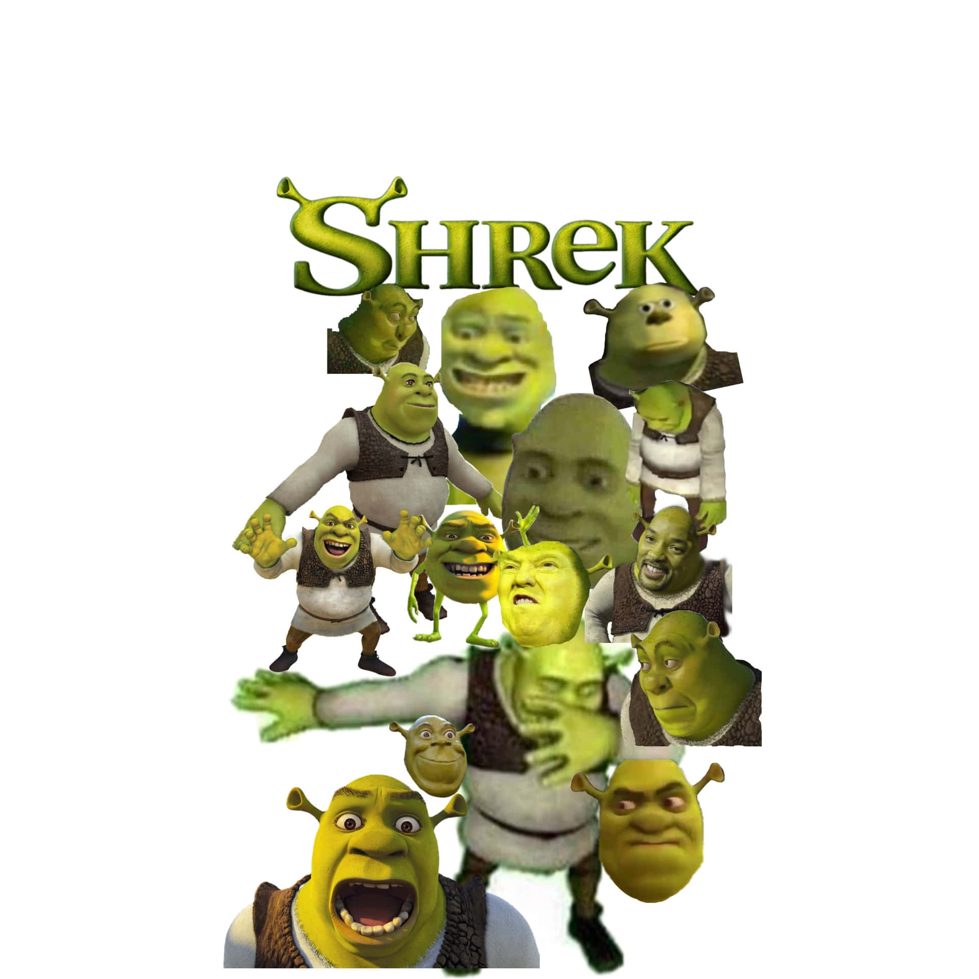 Shrek Collage Wallpapers - Wallpaper Cave