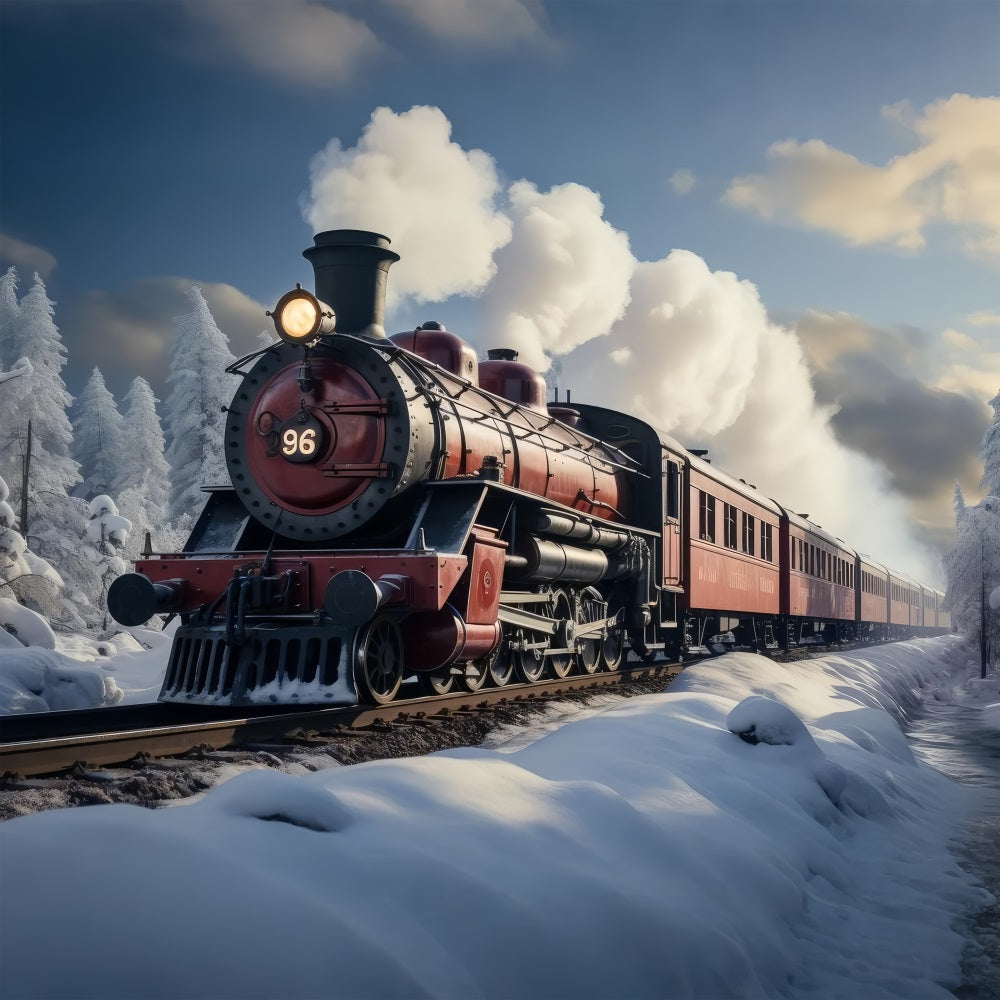 Train Snow Winter Wallpapers - Wallpaper Cave