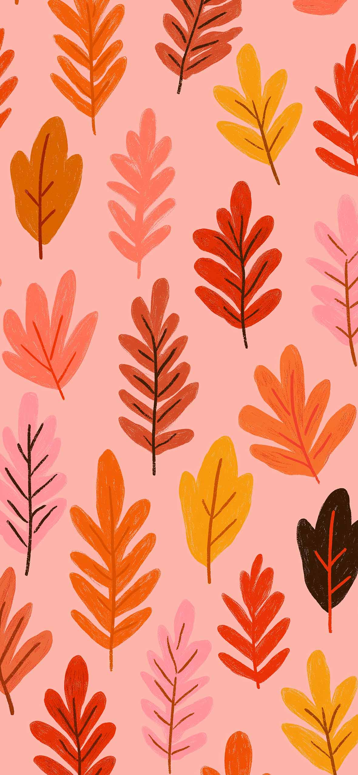 Autumn iPhone Leaves Wallpapers - Wallpaper Cave