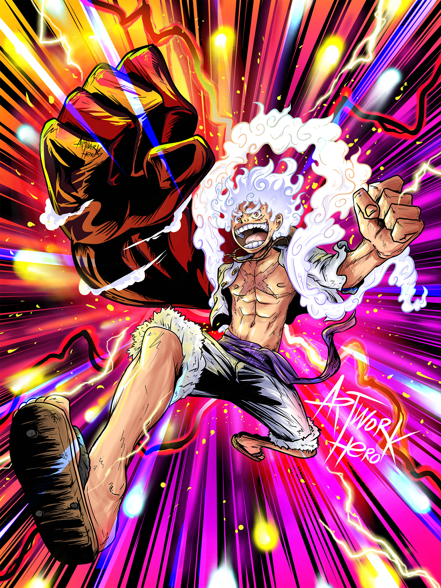 Luffy Gear 5 Render Wallpapers - Wallpaper Cave