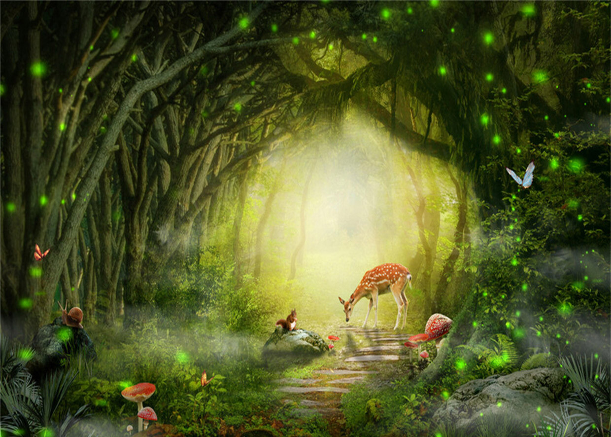 Autumn Deer Fantasy Wallpapers - Wallpaper Cave