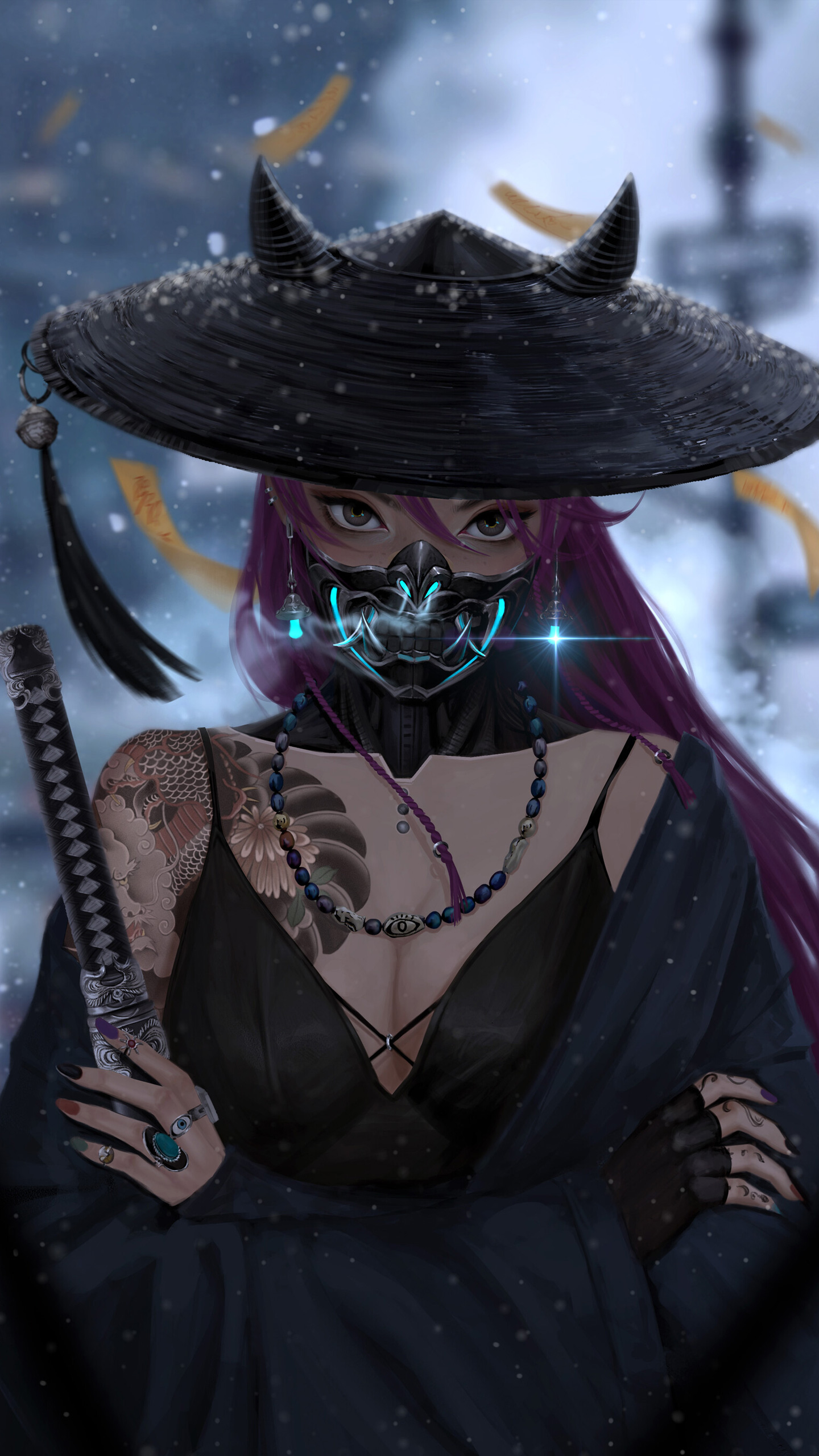 Anime Girl Tattoo Wallpapers - Wallpaper Cave