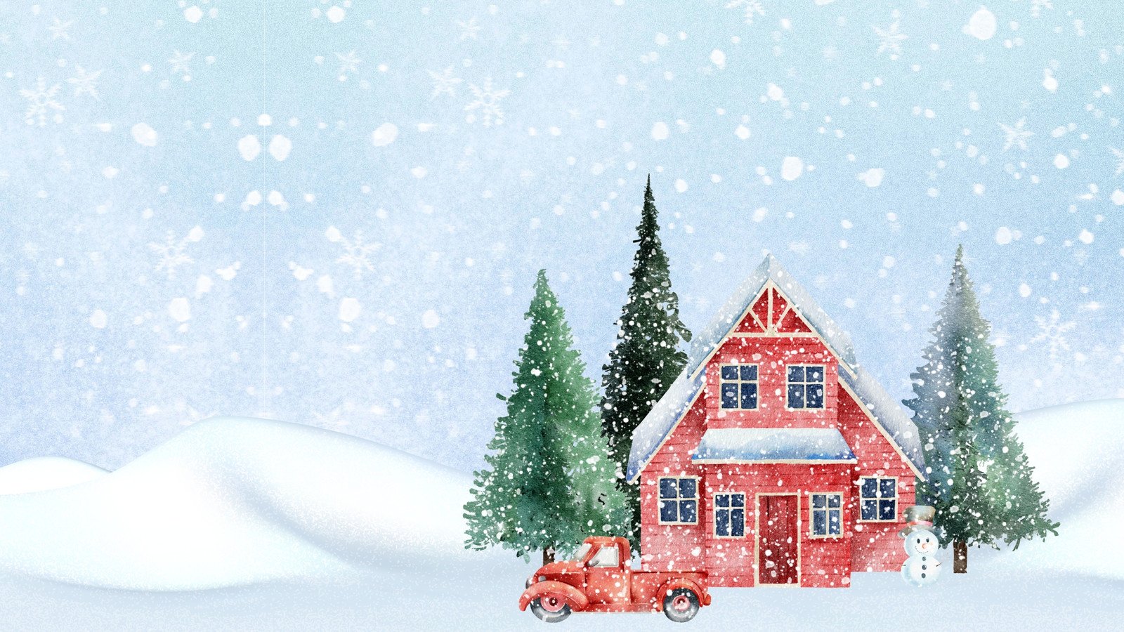 Red Winter Snow Landscape Wallpapers - Wallpaper Cave