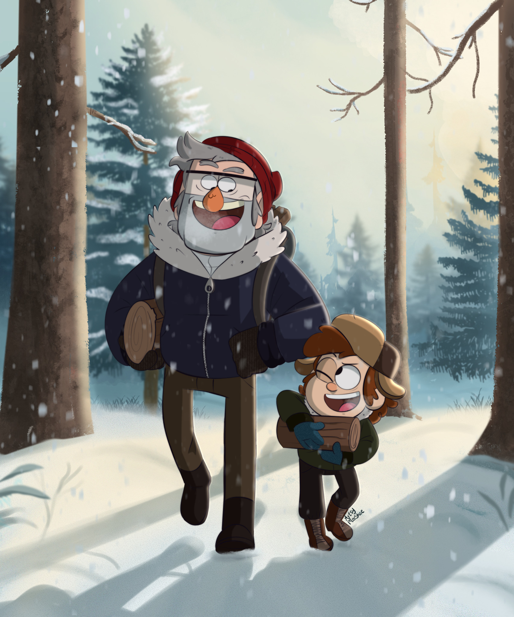 Gravity Falls Winter Wallpapers - Wallpaper Cave