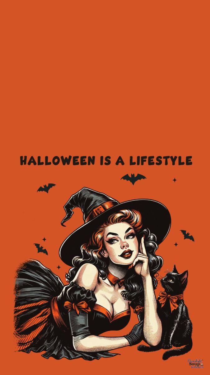 Cute Halloween Preppy Witch Wallpapers - Wallpaper Cave