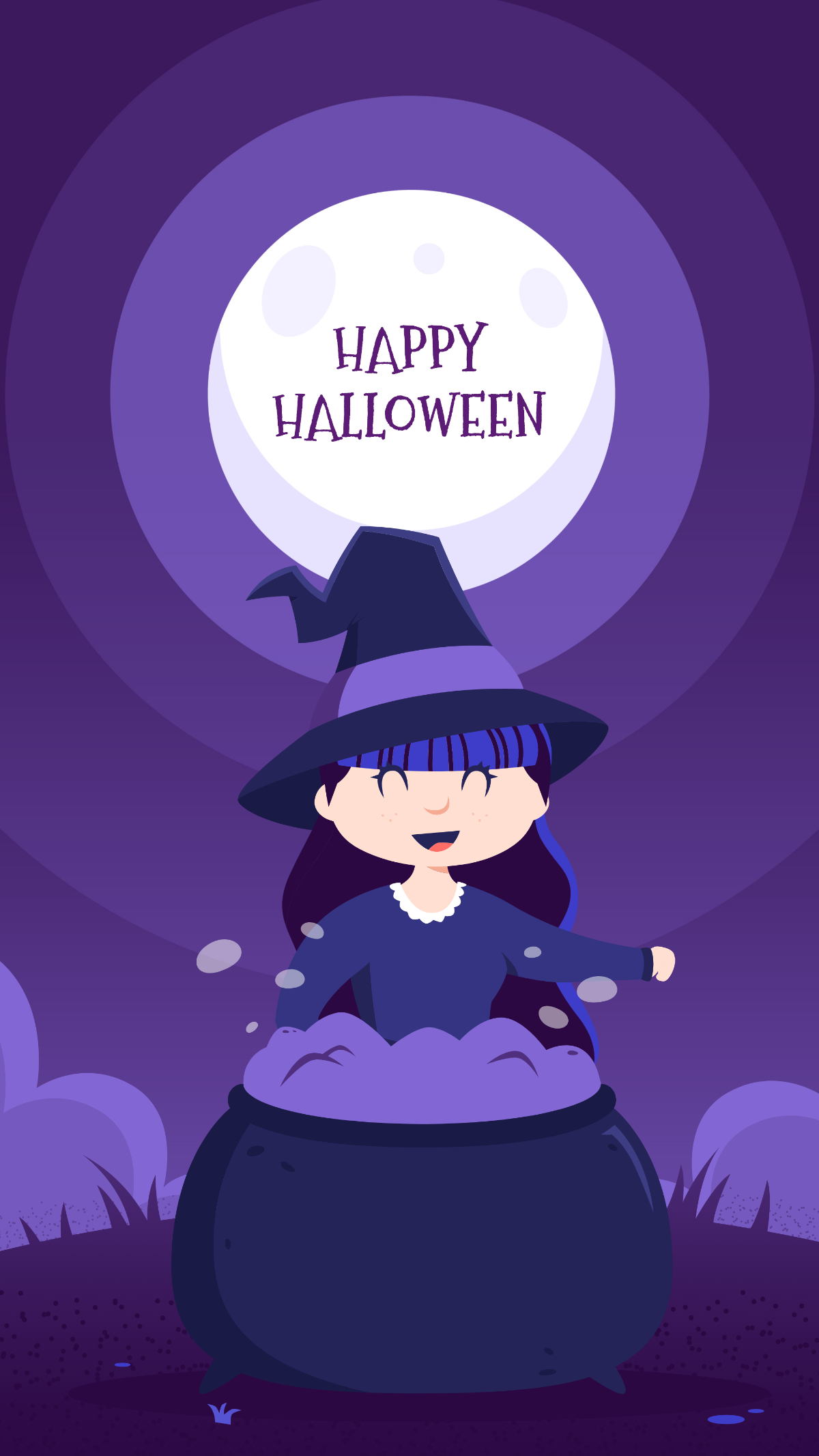 Cute Halloween Preppy Witch Wallpapers - Wallpaper Cave