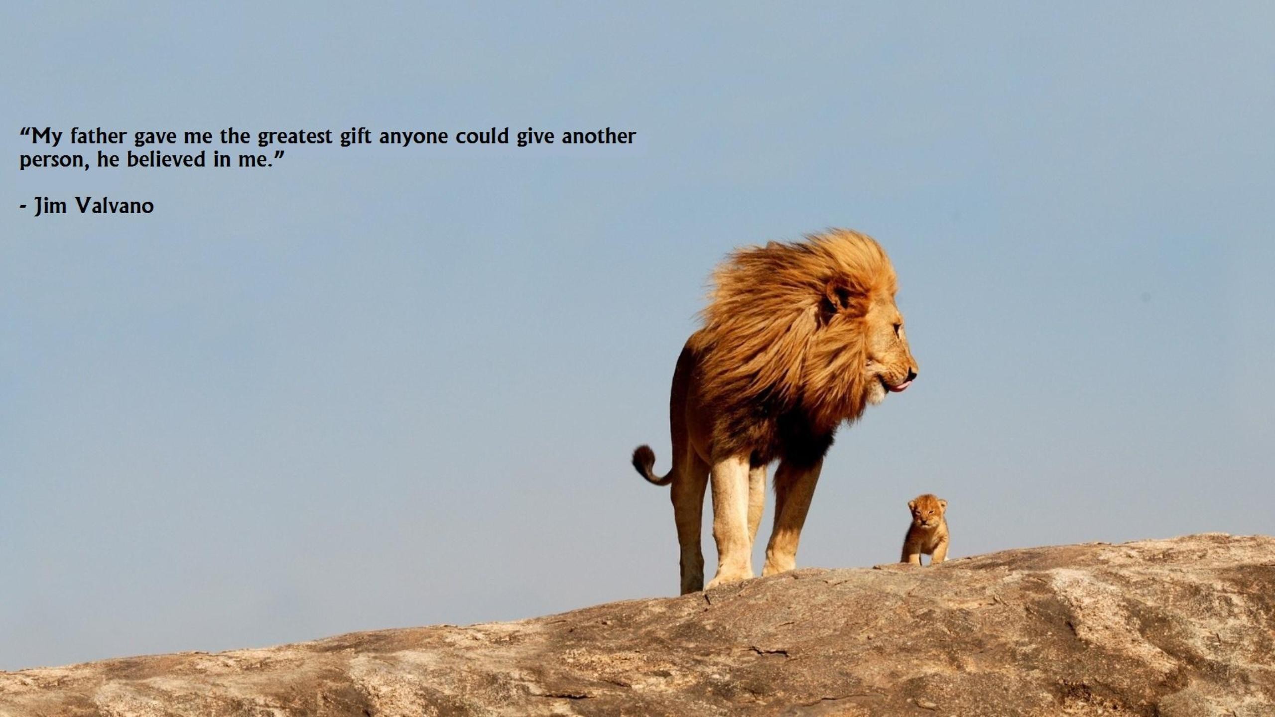 Lion Father And Son Quotes Wallpapers - Wallpaper Cave