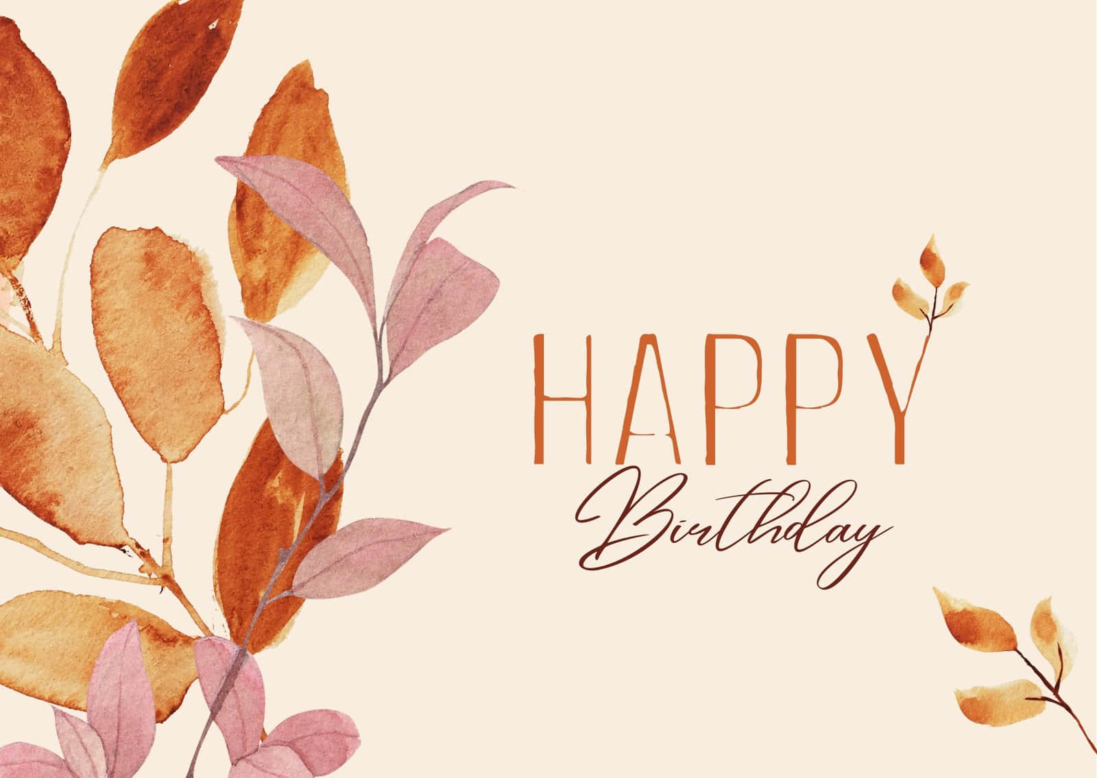 Fall Birthday Wallpapers - Wallpaper Cave