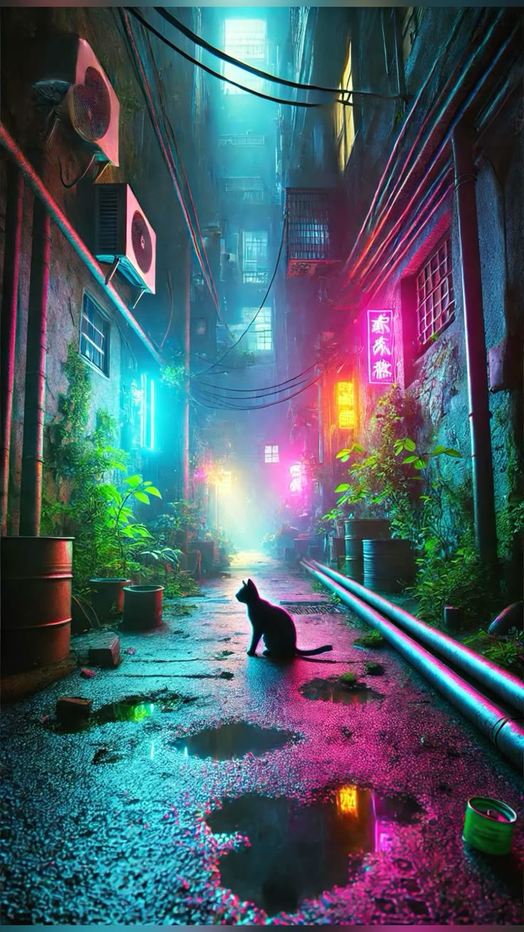 Cat Cyberpunk Wallpapers - Wallpaper Cave
