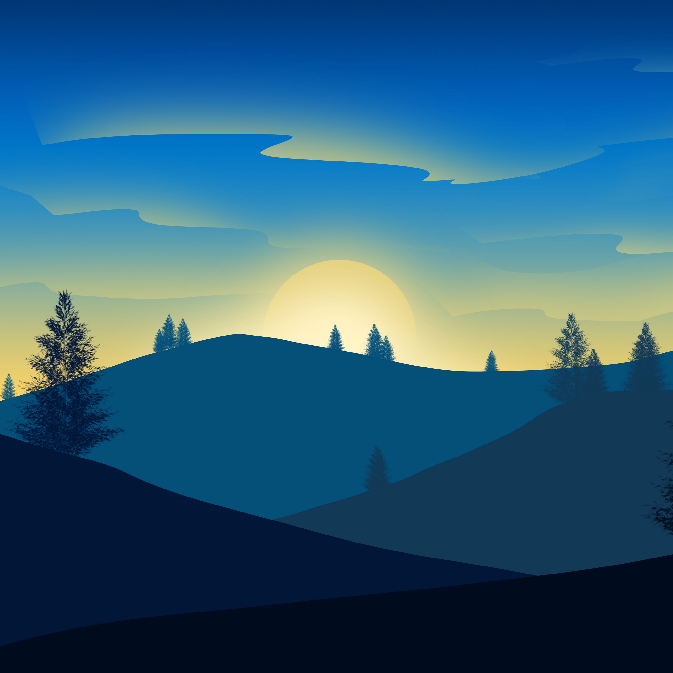 Sun Vector Wallpapers - Wallpaper Cave