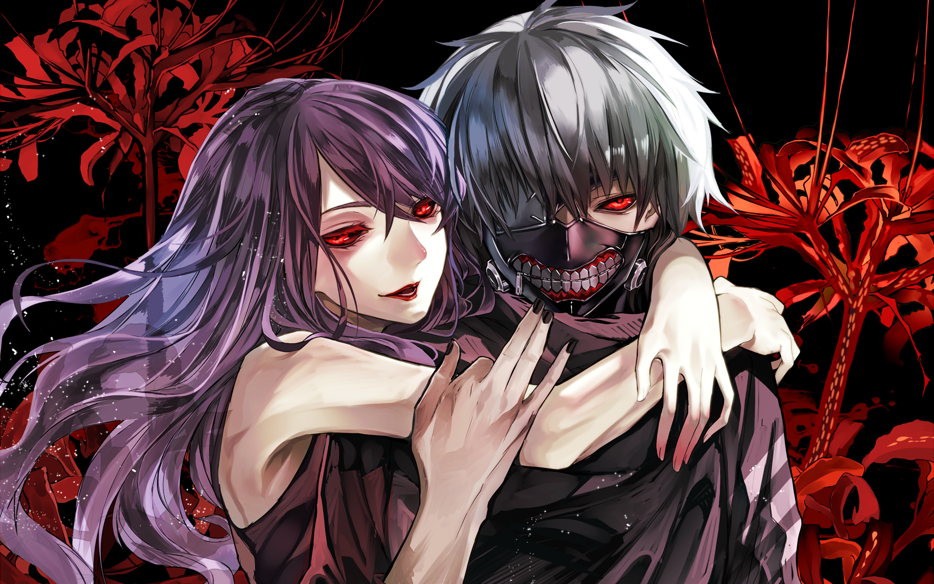 Kaneki And Rize Wallpapers - Wallpaper Cave