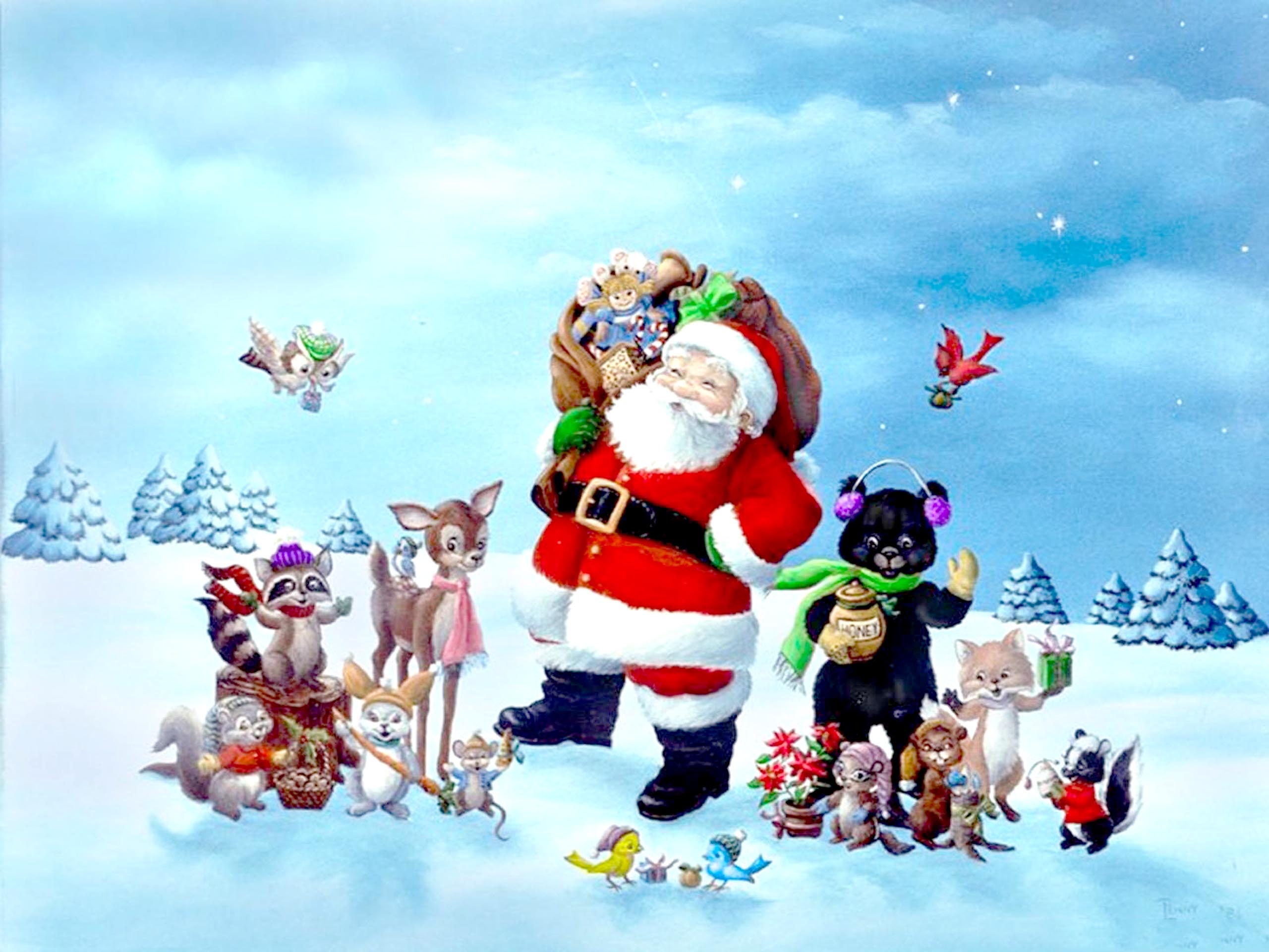 Santa Claus Laptop Wallpapers - Wallpaper Cave