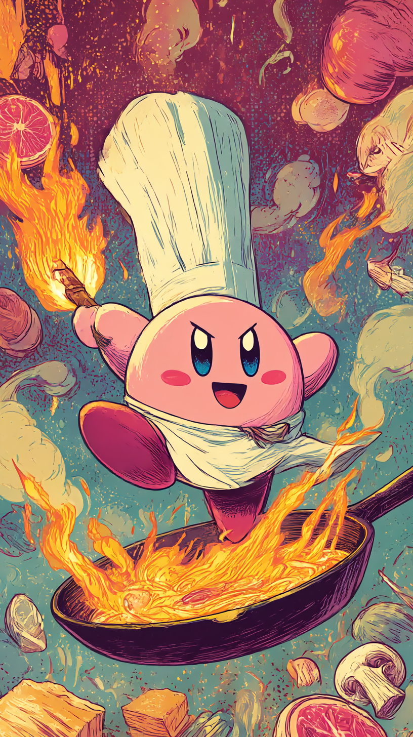 Chef Kirby Wallpapers - Wallpaper Cave