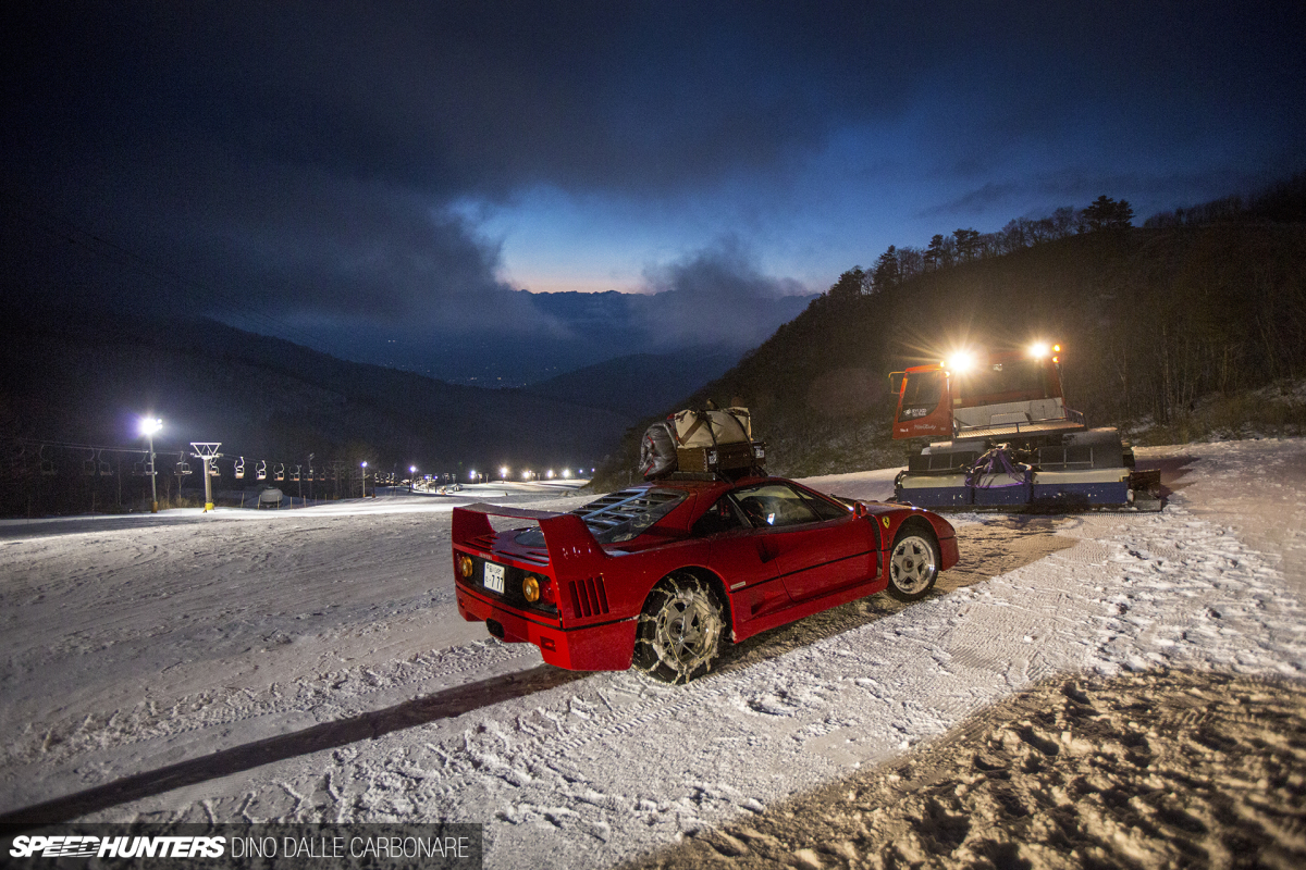 Ferrari F40 In Snow Wallpapers - Wallpaper Cave