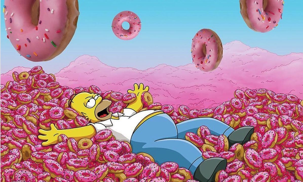 Homer Donut Wallpapers - Wallpaper Cave
