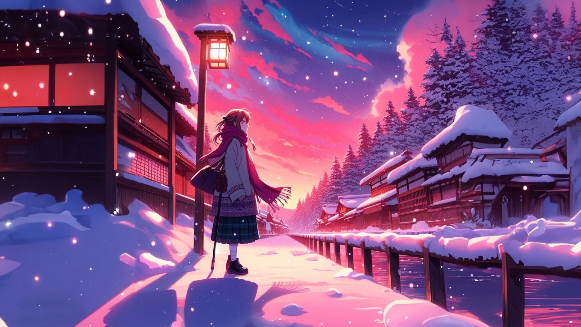1920x1080 Anime Winter Wallpapers - Wallpaper Cave