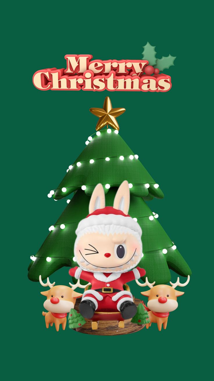 Christmas Labubu Wallpapers - Wallpaper Cave