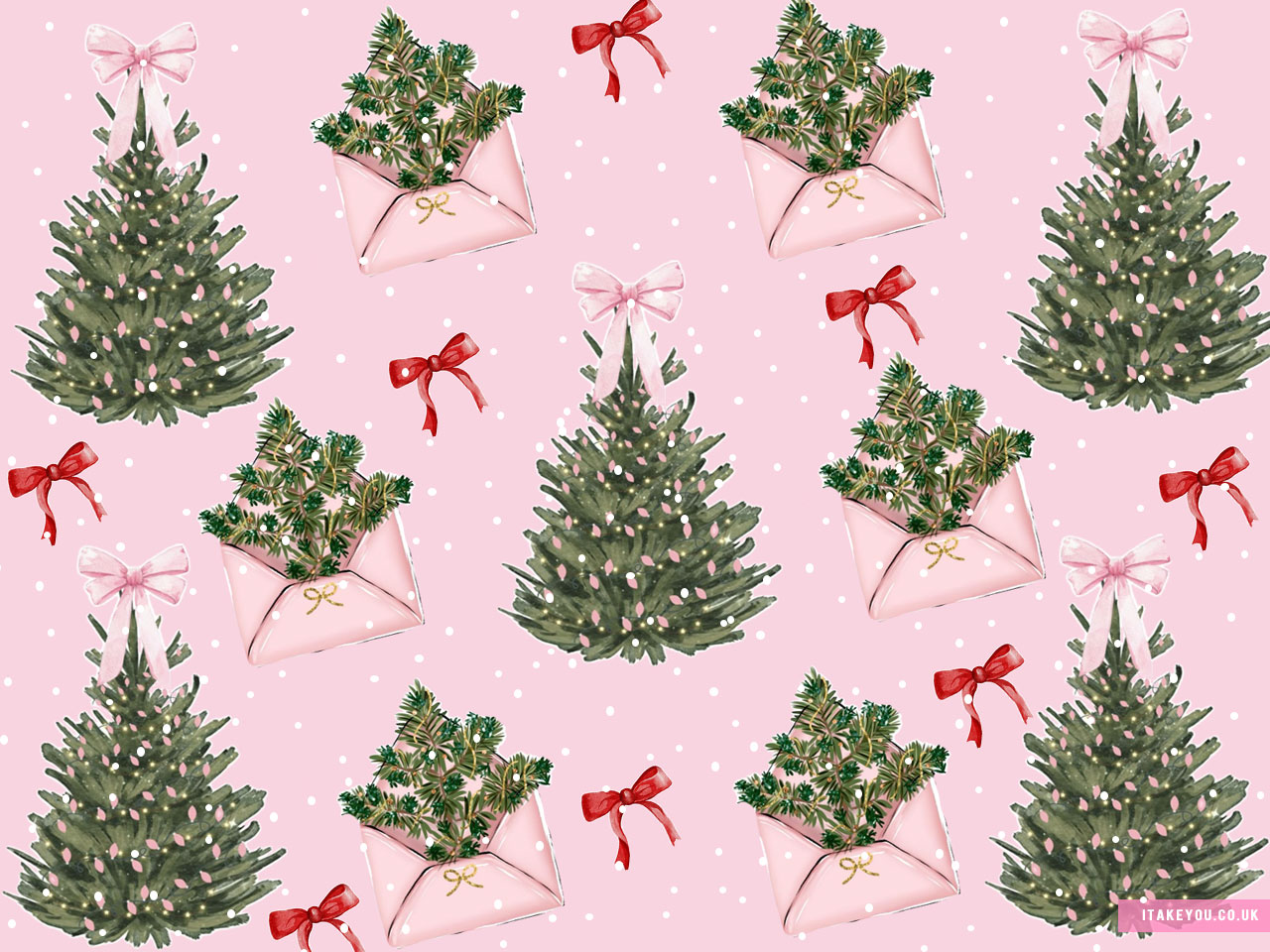 Christmas Preppy Bows Wallpapers - Wallpaper Cave