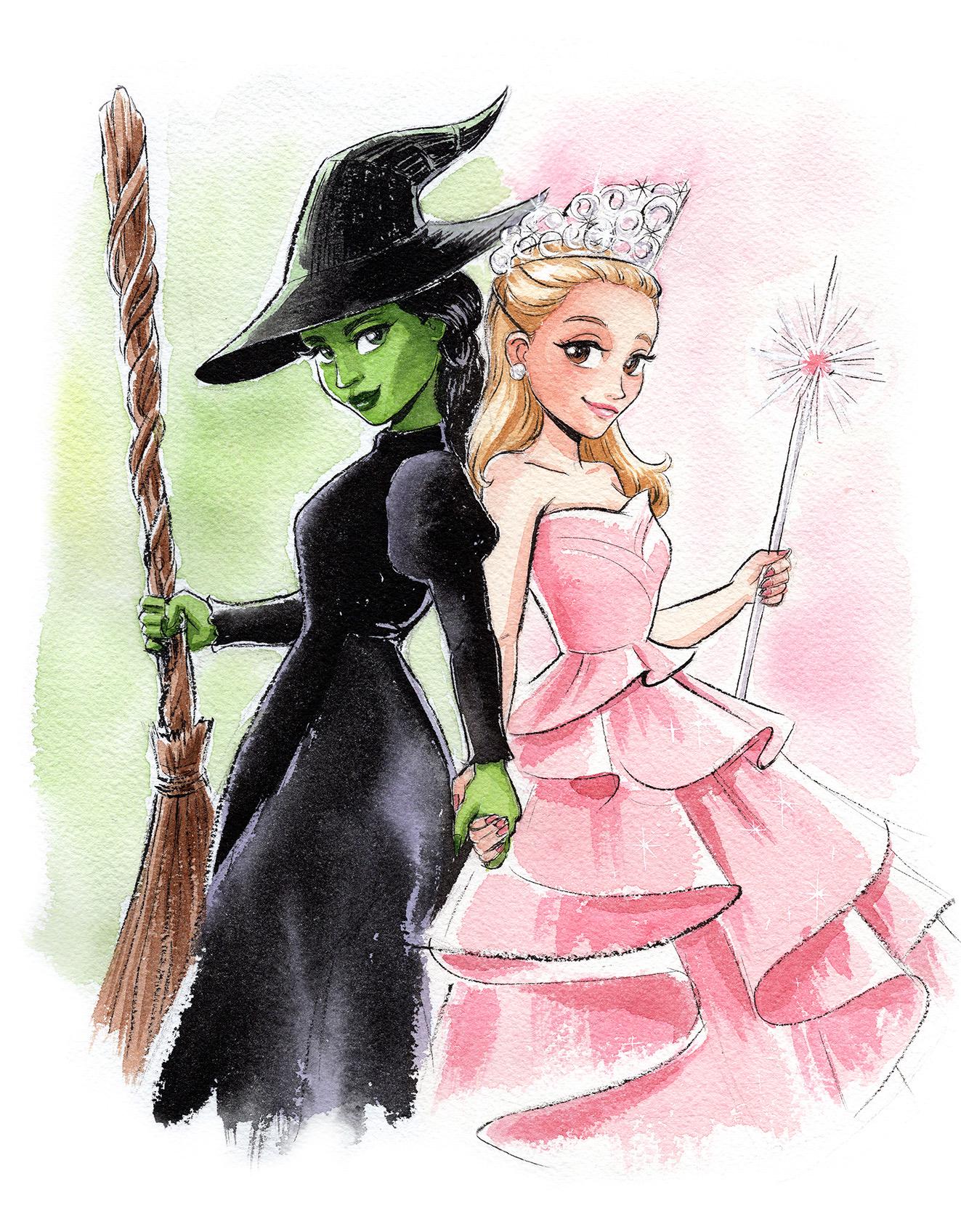 Elphaba And Glinda Animated Wallpapers - Wallpaper Cave