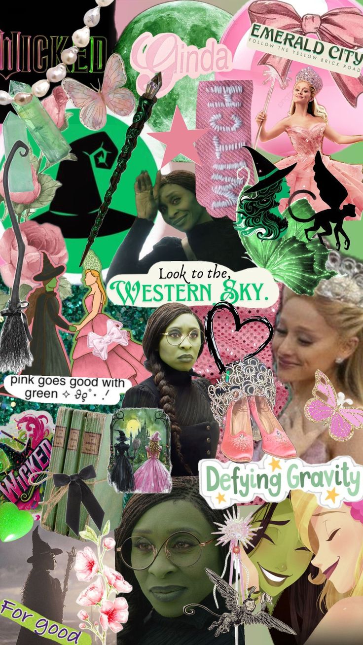 Wicked Movie Collage Wallpapers - Wallpaper Cave