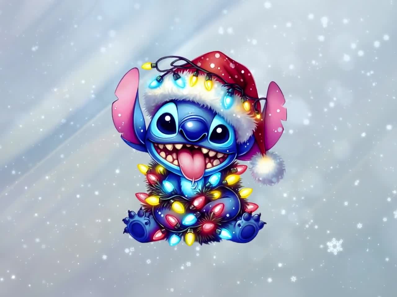Stitch Christmas PC Wallpapers - Wallpaper Cave