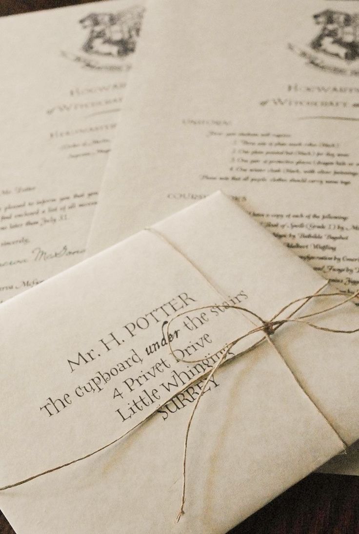 Hogwarts Letter Wallpapers - Wallpaper Cave