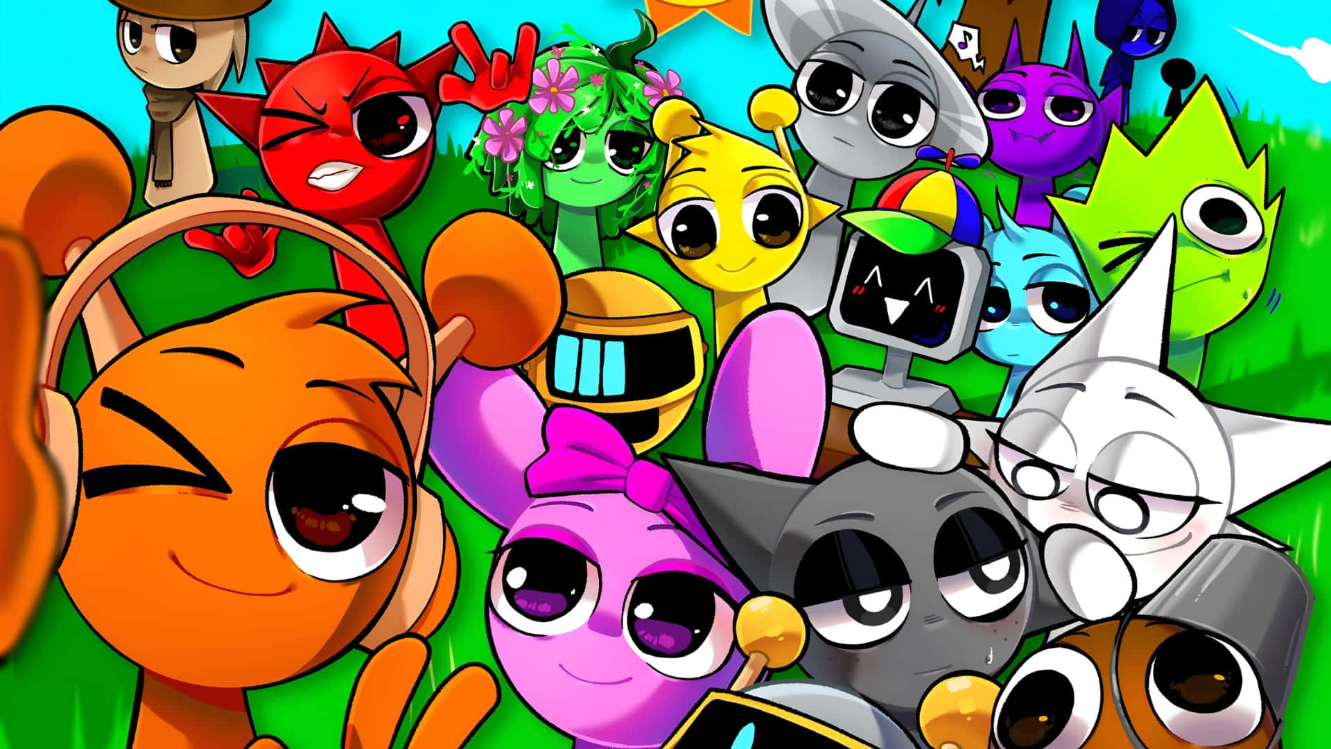 Gray The Sprunki Rainbow Wallpapers - Wallpaper Cave